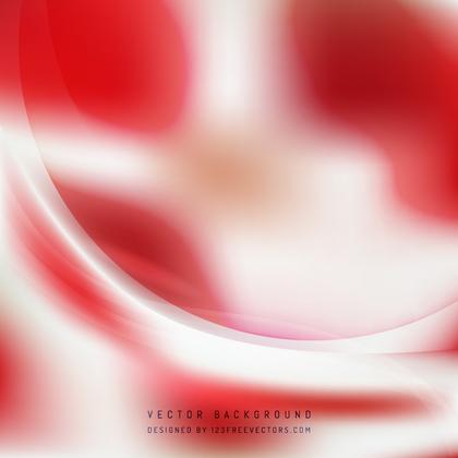 Red White Wave Background