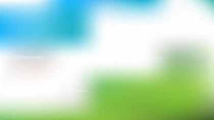 Blue Green and White PowerPoint Background Graphic