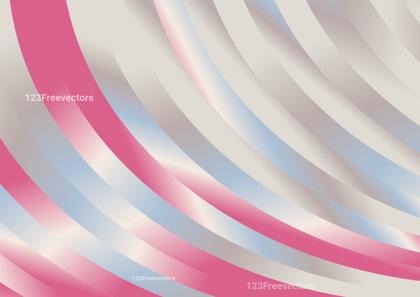Pink Blue and Grey Curved Stripes Background