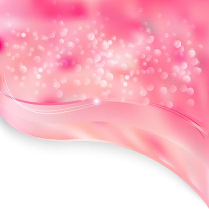 Free Download Light Pink Wave PPT Background