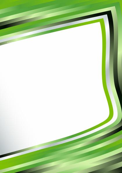 Border Design Abstract Green