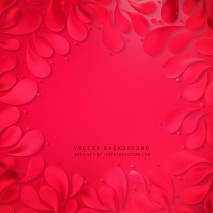 Abstract Red Arc Drops Background