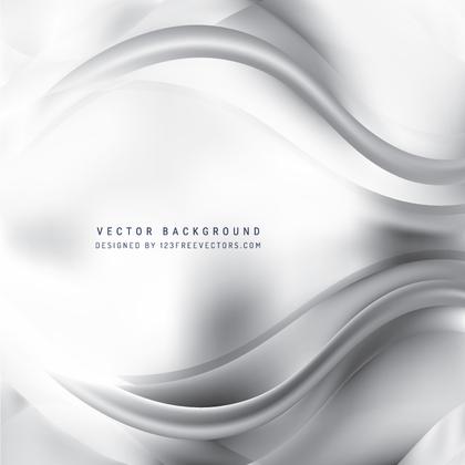 Light Gray Wave Background Template