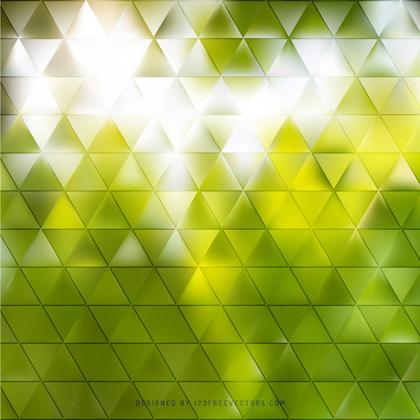Abstract Yellow Green Triangle Background Illustrator