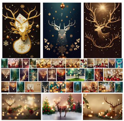 6 Christmas Reindeer Design Bundles | Download High-resolution Images ...