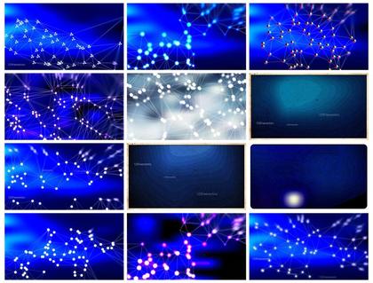 10+ Creative Blue Background Designs: Abstract, Halftone Dots, And More!