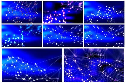 Dots and Lines: A Vibrant Collection of Royal Blue Background Designs Dots and Lines: A Vibrant Collection of Royal Blue Background Designs