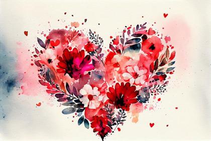 Free Download Valentines Day Watercolor