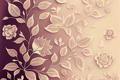 Free Gradient Flower Background