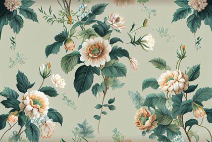 Free Flower Pattern Background Image