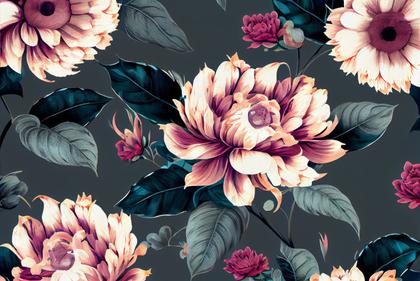 Free Flower Pattern Background Image
