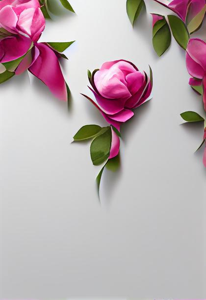 Free Rose Flower Card Background Image
