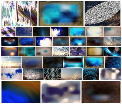 A Creative Collection: Blue and Brown Color Combos