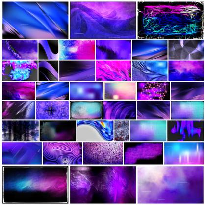 A Dazzling Display Of Blue and Purple: Explore Our Color Combo ...