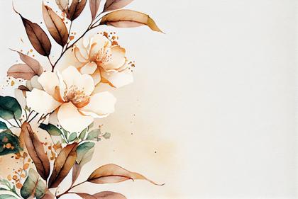Free Brown Flower Background Image