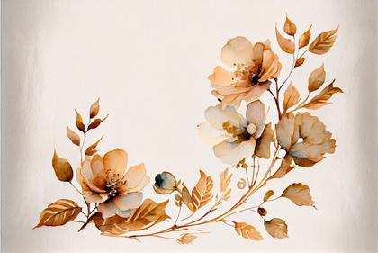Free Brown Flower Background Image