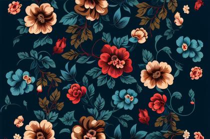 Free Flower Pattern Background