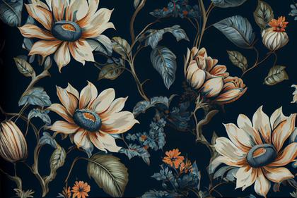 Free Download Flower Pattern Background Image