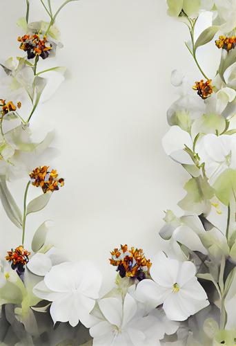 Free White Flower Background
