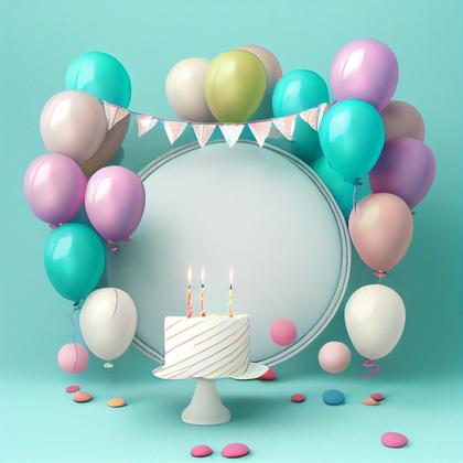 Free Birthday Card Background Image