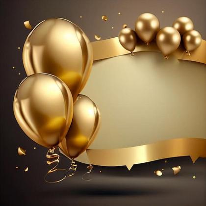 Free Gold Birthday Background