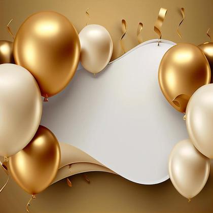 Free Download Gold Happy Birthday Background