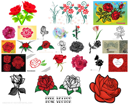 26 Free Rose Vector Designs: Elegance in Every Petal | 123freevectors