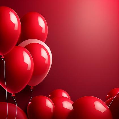 Free Download Red Birthday Card Background Image