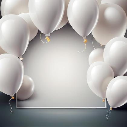 Free Download White Happy Birthday Background Image