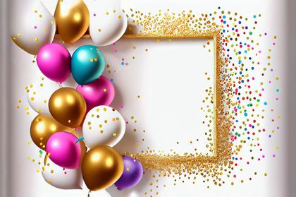 Free Birthday Frame Background Image