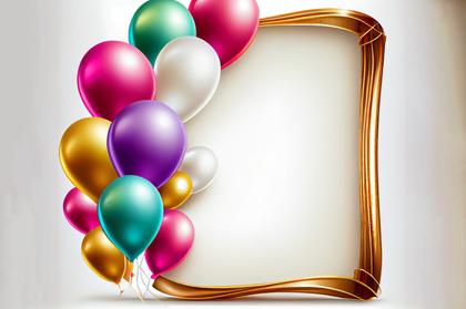 Free Download Happy Birthday Frame Background Image