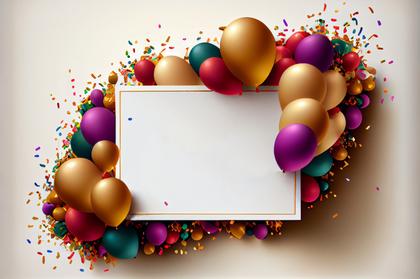 Free Download Happy Birthday Frame Background Image