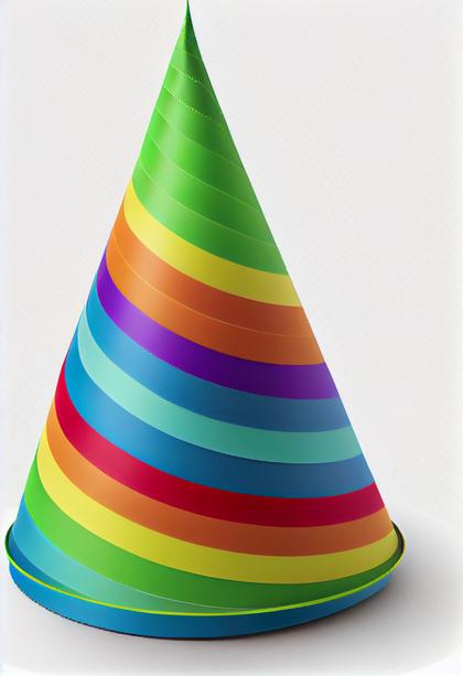 Free Colorful Birthday Hat