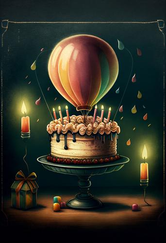 Free Download Vintage Happy Birthday Background