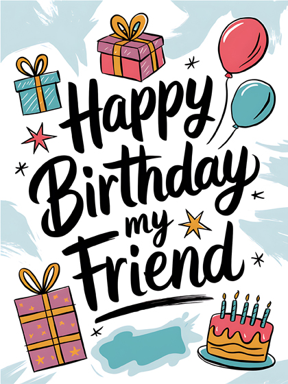 Free Happy Birthday My Friend