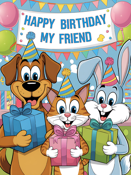 Free Happy Birthday My Friend