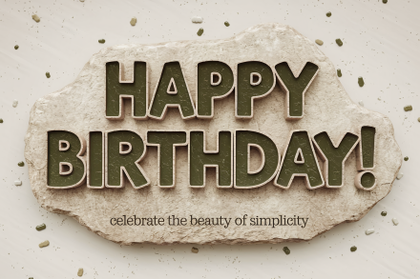 Free Download Happy Birthday Stone