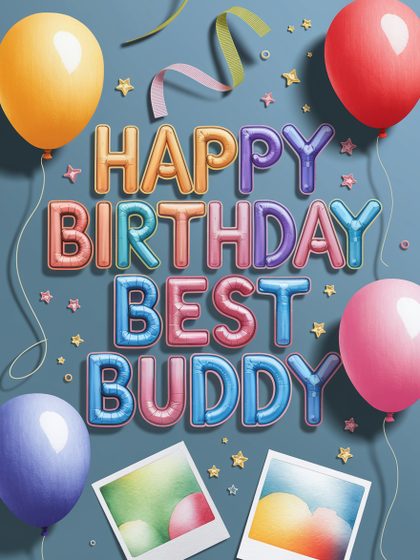 Free Happy Birthday Best Buddy