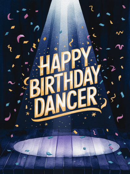 Free Happy Birthday Dancer
