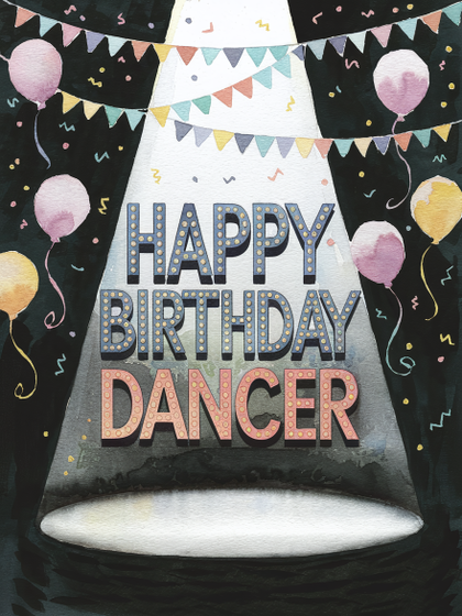 Free Happy Birthday Dancer