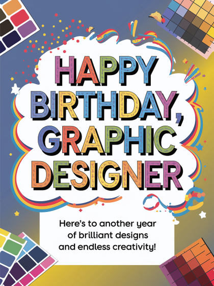 Celebrate Your Favorite Graphic Designer With 39 Free Birthday Designs ...