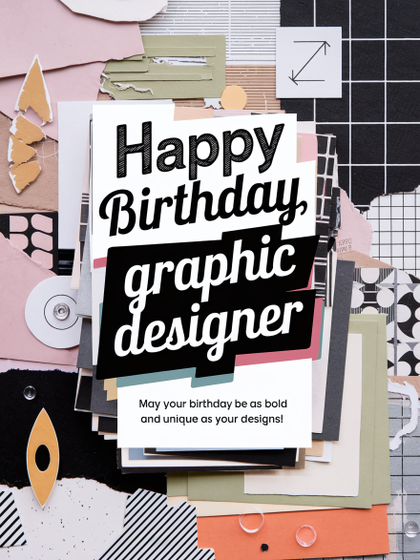 Free Download Happy Birthday Graphic Designer Card