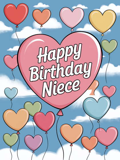 Free Happy Birthday Niece Candy Letters