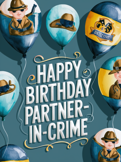 Free Download Happy Birthday Partner In Crime