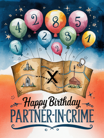 Free Happy Birthday Partner-In-Crime
