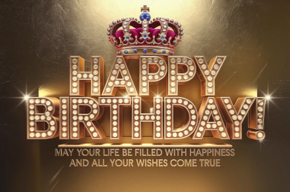 Free Happy Birthday Card With Crown