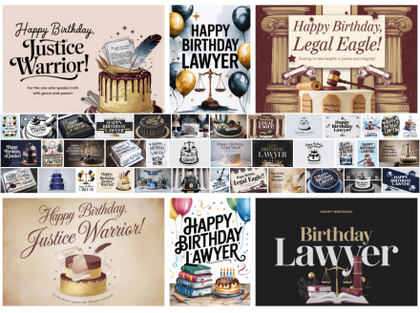 43 Free “happy Birthday Lawyer” Designs: A Diverse Collection ...