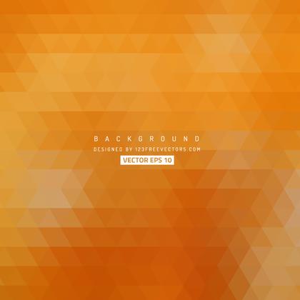 Orange Triangle Background Design