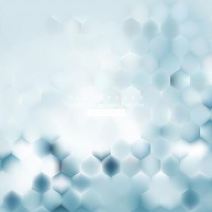 Light Blue Hexagon Pattern Background Design