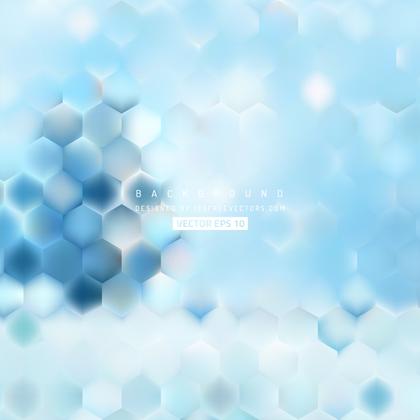 Light Blue Hexagon Background Template